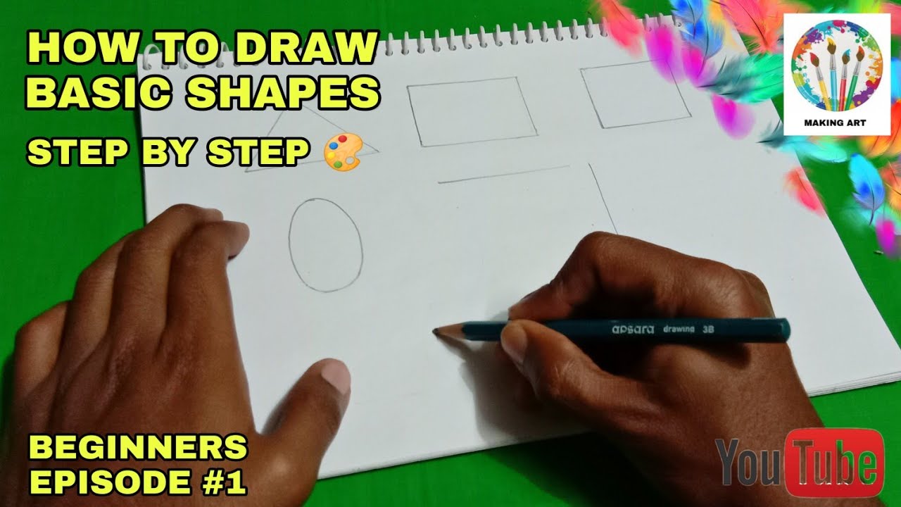 How To Draw Basic Shapes Step By Step Beginners Series Episode 1 рџ ґ