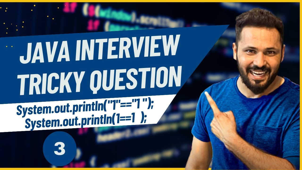 Java Interview Question And Answers 3 Comparison Operator Space