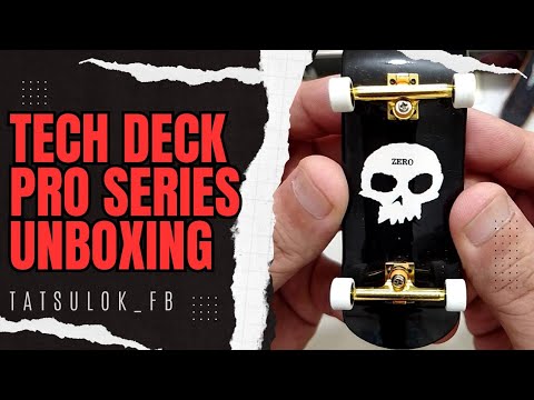 Tech Deck Pro Series Unboxing Fingerboard Tech Deck Pro Series