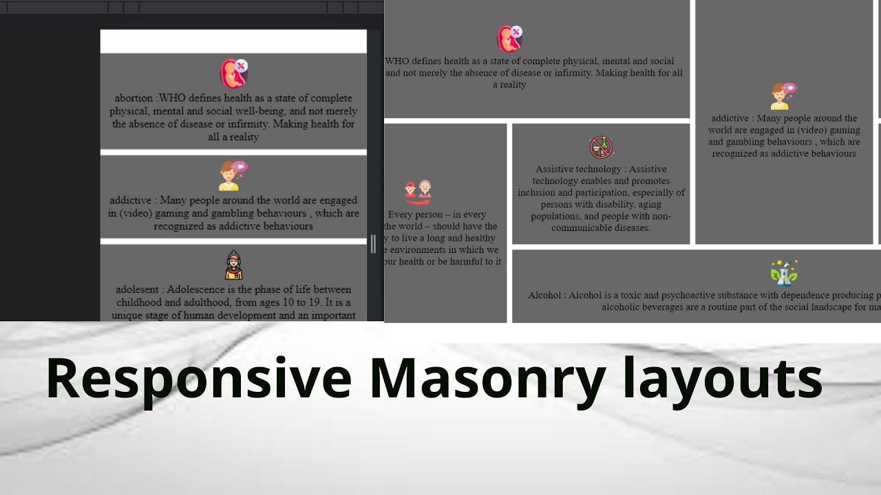 Responsive Masonry Layouts Using Css Grid Css3 Grid Youtube