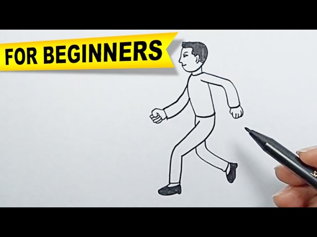 How To Draw A Person Walking Step By Step Infoupdate Org