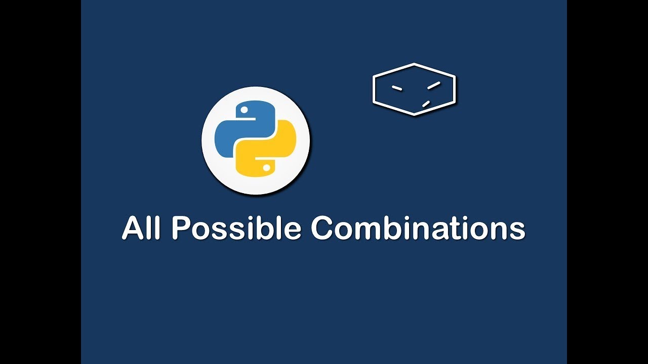 All Possible Combinations In Python ёяша Youtube