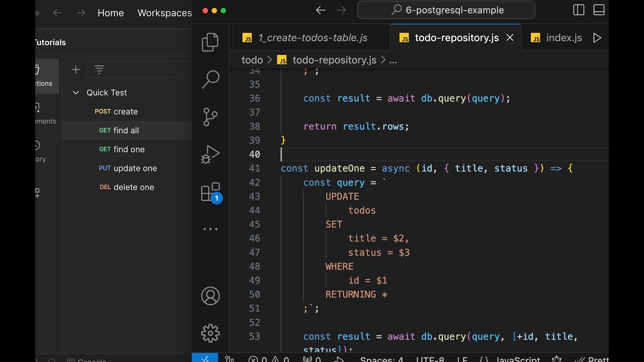 Nodejs Express With Postgresql Database Rest Api Crud Example Youtube