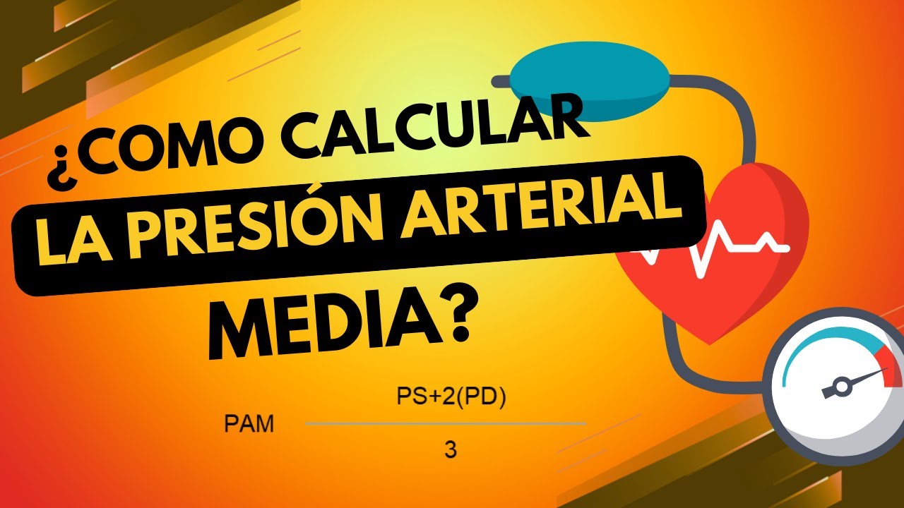 Cómo Calcular La Presión Arterial Media Fácil Y Rápido Youtube