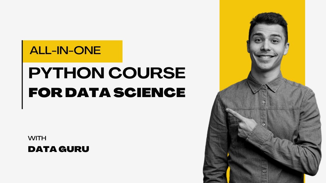 Learn Full Python In 4 Hours For Data Science Youtube