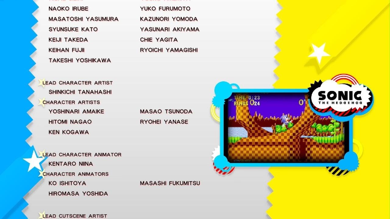 Sonic X Shadow Generations Ending Credits Youtube