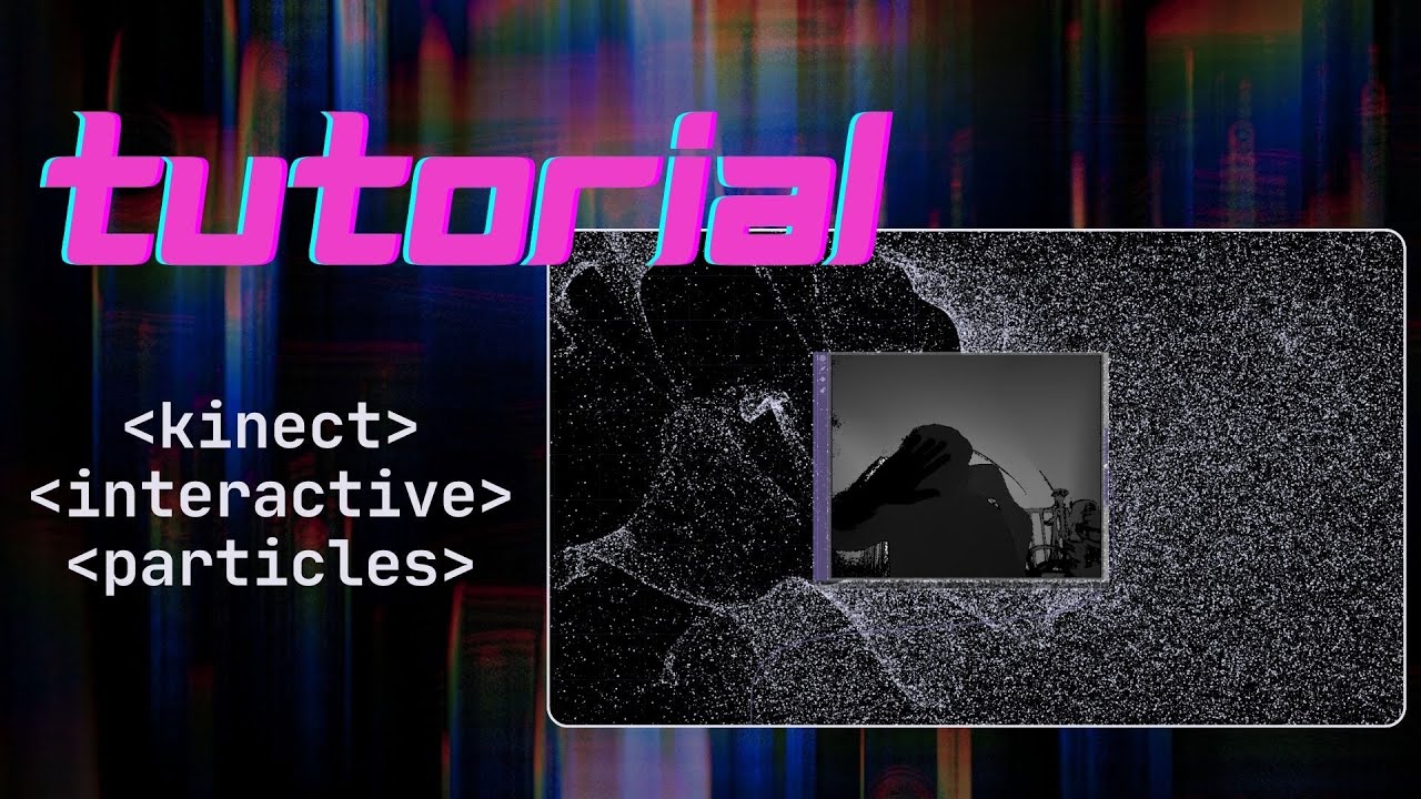 Tutorial Interactive Particles With Kinect Touchdesigner Youtube