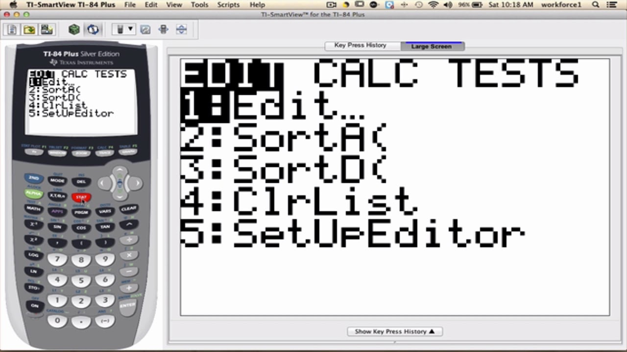 Basic Statistics With Ti Youtube