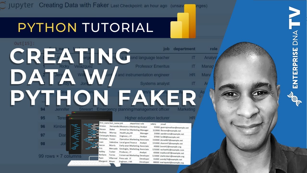 How To Easily Create Data With Python Faker Library Youtube
