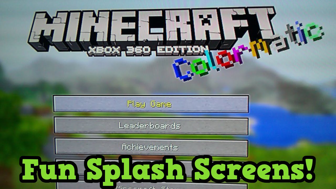 Minecraft 20 Fun Splash Text S Youtube