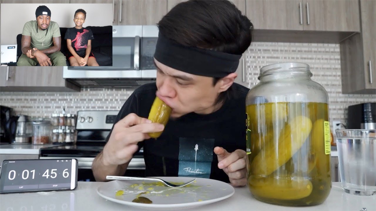 Max Stonie 1 Gallon Jar Of Pickles Challenge Reaction Youtube