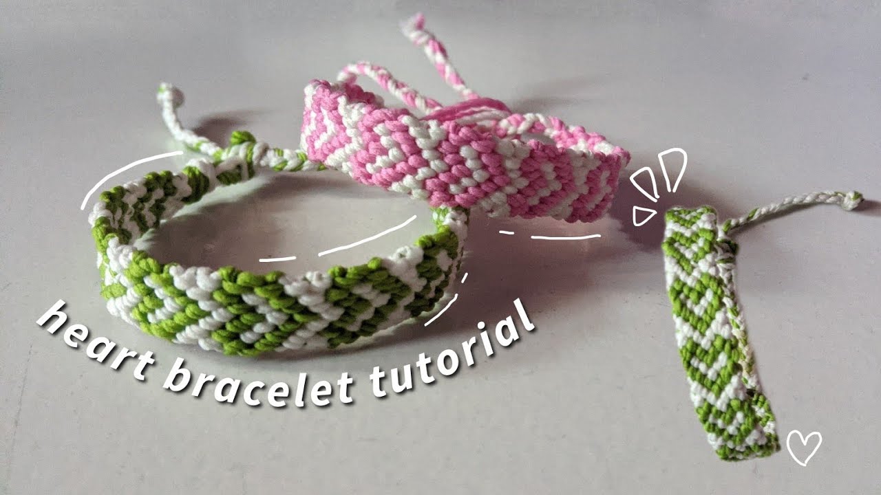 Heart Bracelet Tutorial Yarnivora Youtube