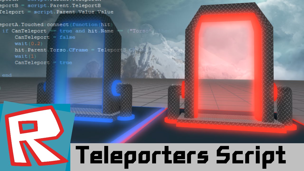 Roblox Tutorial Teleporters Script Youtube