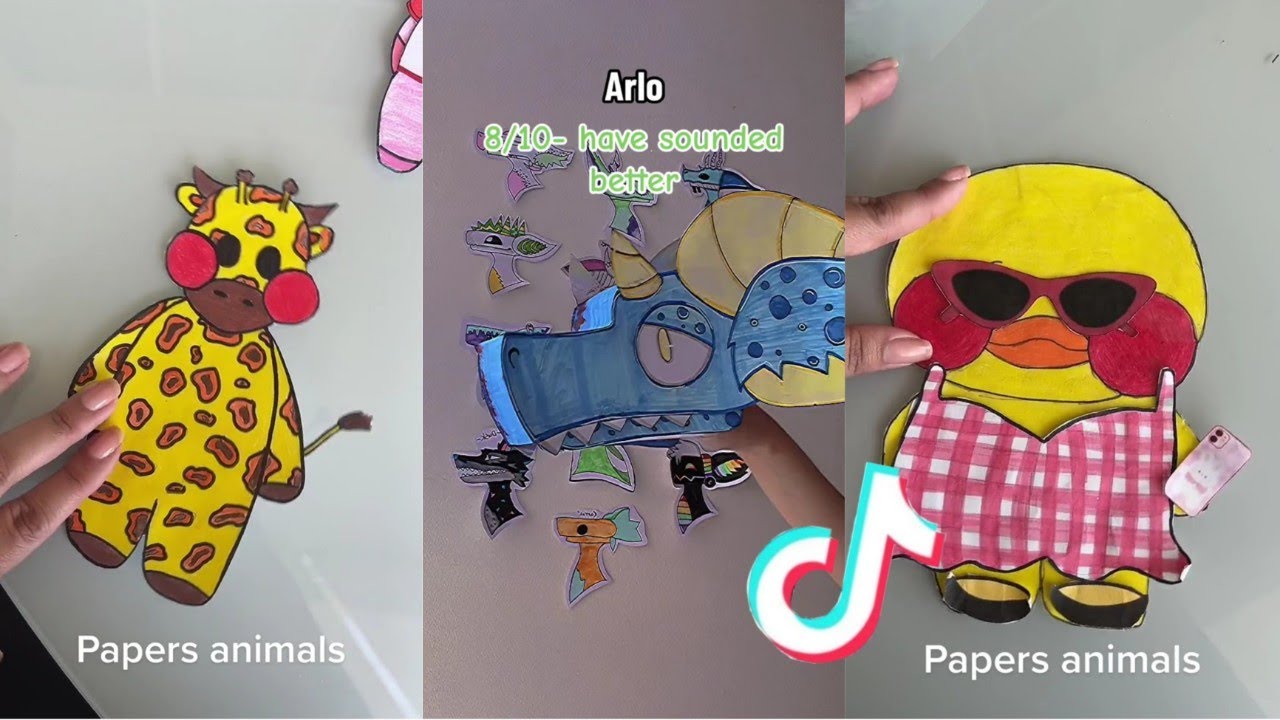 Paper Animals рџ ћ Diy Tiktok Compilation 8 Youtube