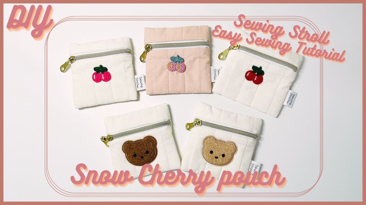 Sewing Stroll Diy Annie Pouch Tutorial Youtube