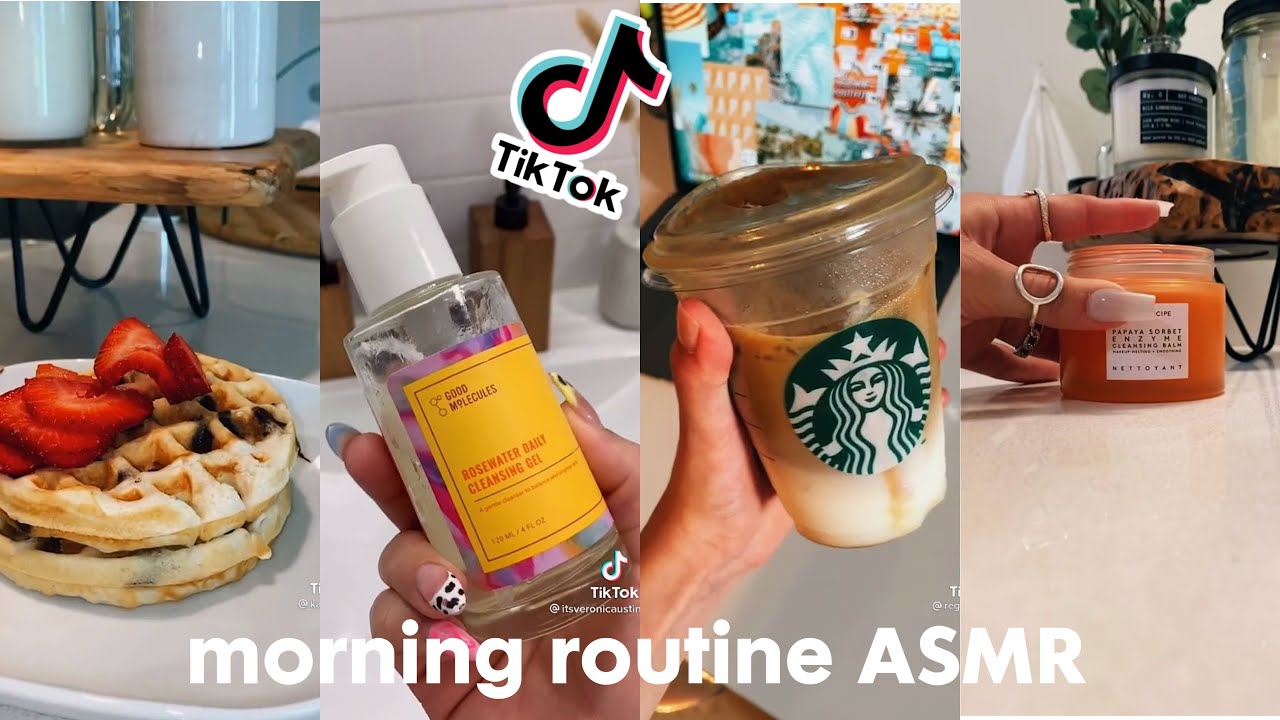 Asmr Morning Routine Tiktok Compilation Youtube