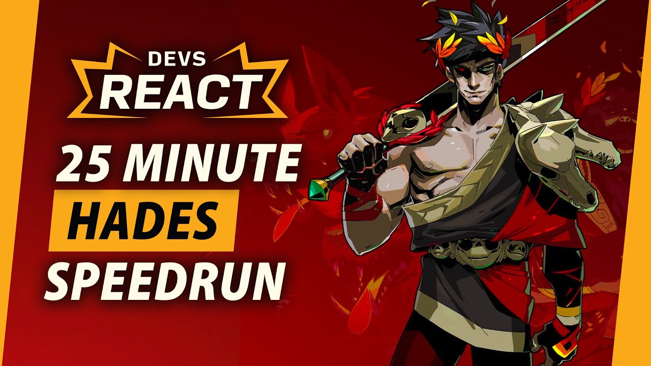Hades Developers React To 25 Minute Fresh File Speedrun Youtube
