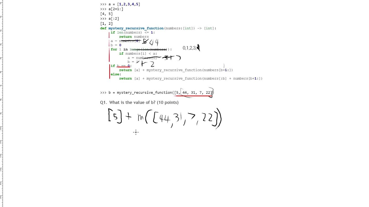 How To Hand Trace Python Code Youtube