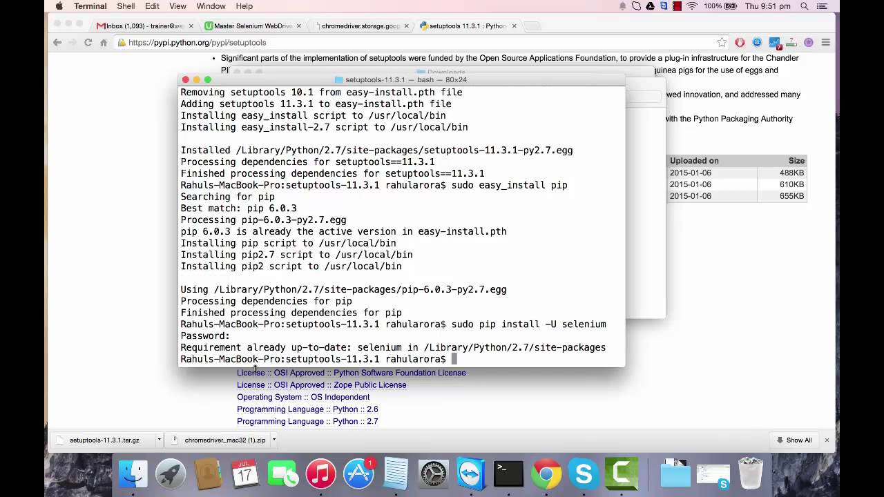 Selenium Python Tutorial Installing Selenium On Mac Youtube