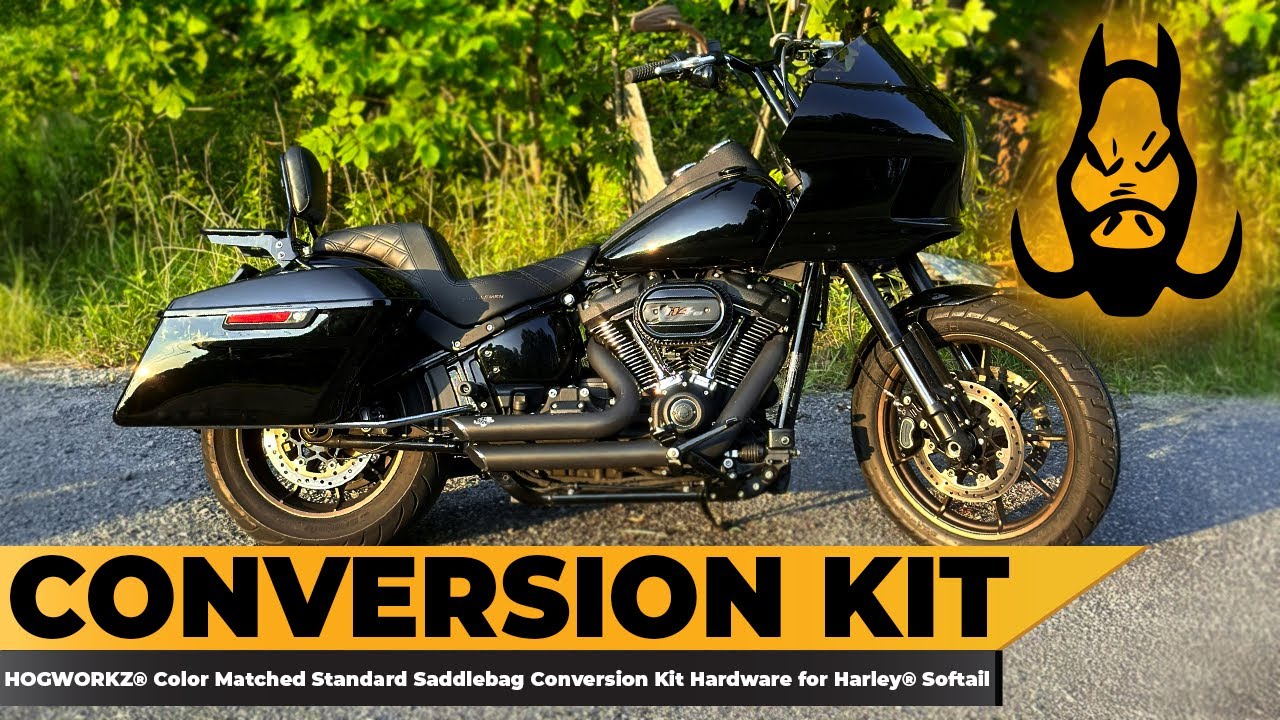 Hogworkz Hard Saddlebag Conversion Kit Installation For Harley