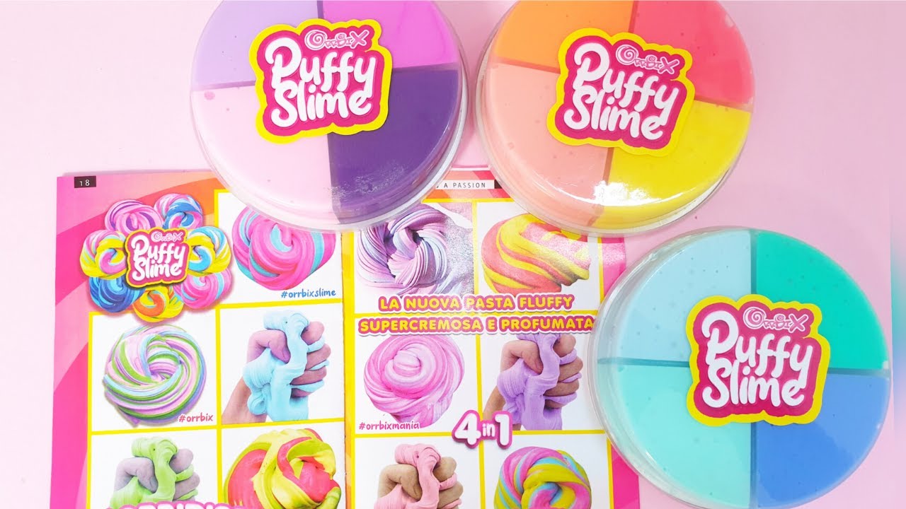 Nuovissimi Puffy Slime Della Orrbix Youtube