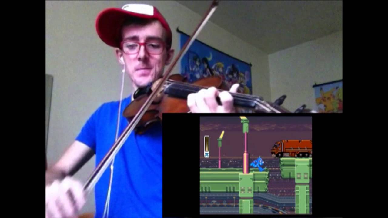 Mega Man X Intro Stage Violin Cover Youtube Music