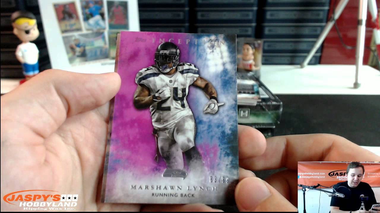 2015 Topps Inception Football 8 Box Case Break 1 Website Random Teams