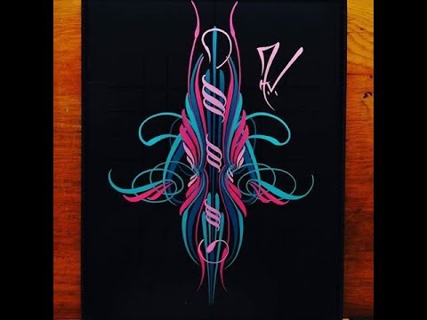How To Pinstripe Southwest Scroll Full Design Youtube