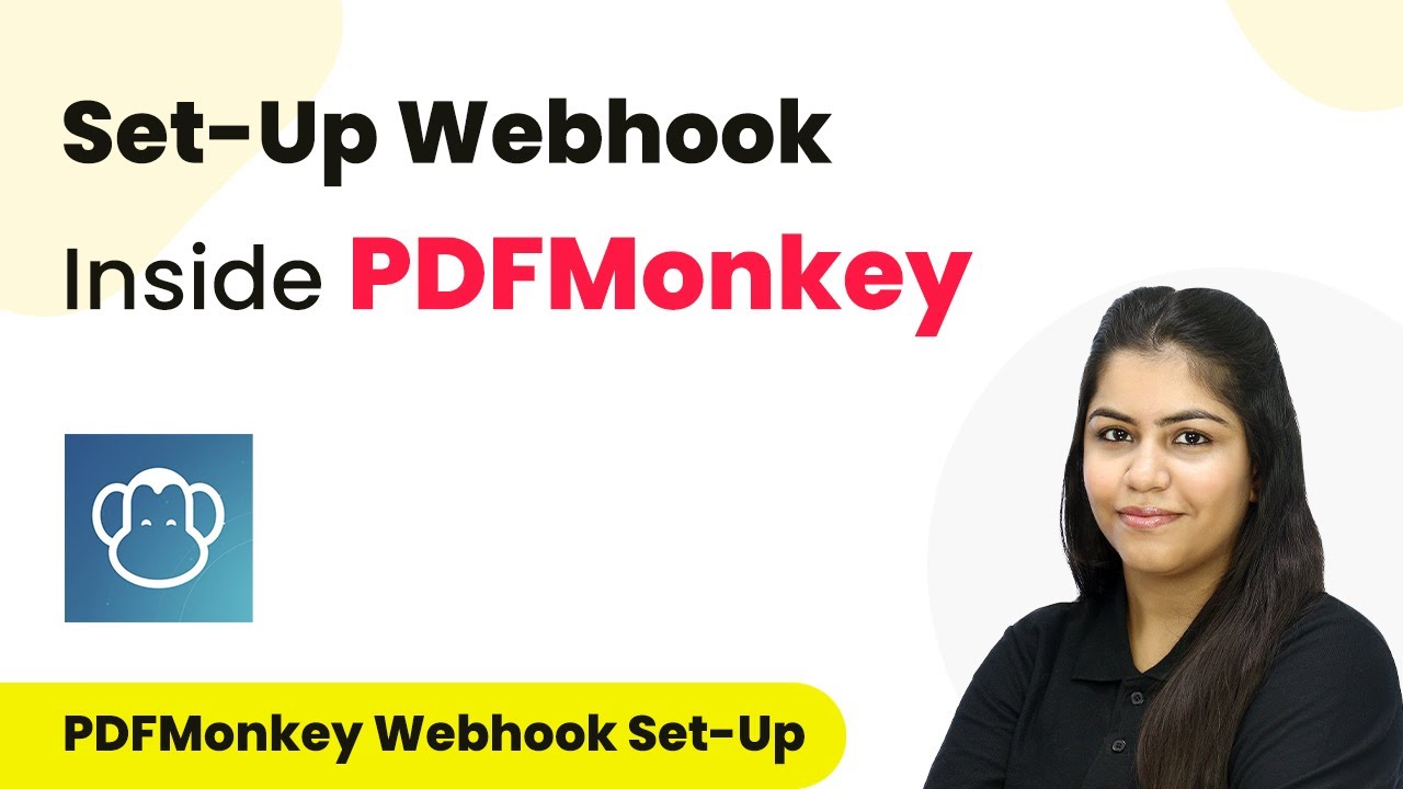 How To Set Up Webhook Inside Pdfmonkey Youtube
