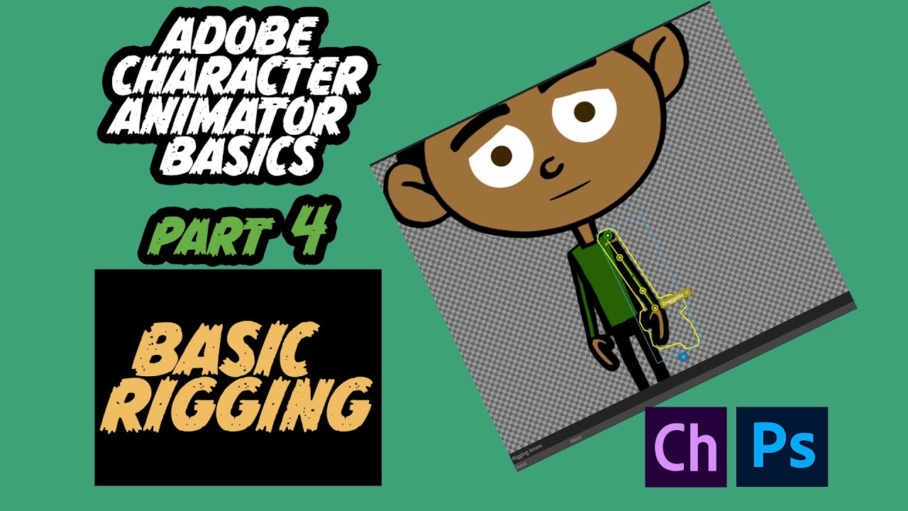 Adobe Character Animator Basics Part 4 Basic Rigging Youtube