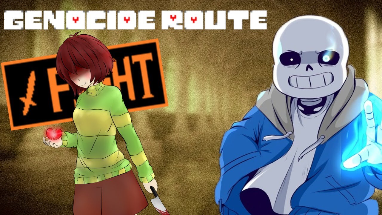 Genocide Route Undertale No Commentary Youtube