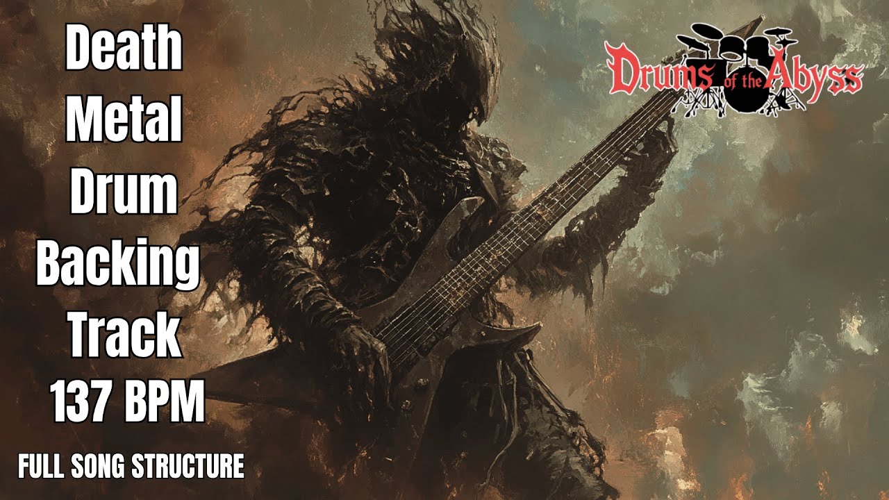 137 Bpm Death Metal Drum Track Mid Tempo Brutality With Precision