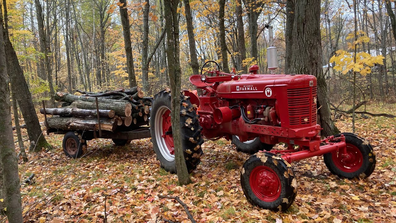 Farmall Super M Goes Old School Logging Plus Stories From The Woods