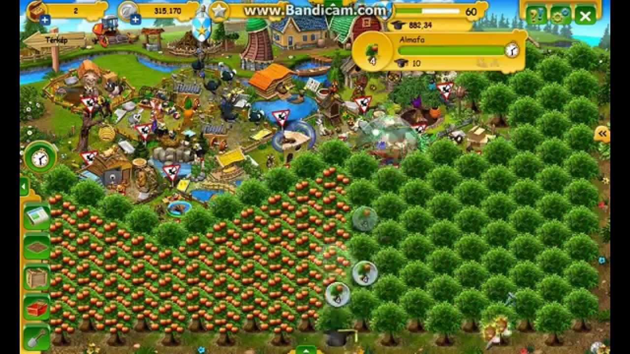 Farmerama Ii 200 Apple Tree Youtube