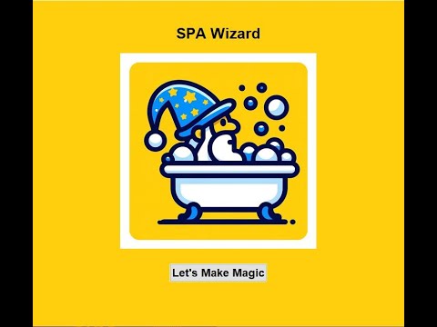 Spa Wizard Tutorial Youtube