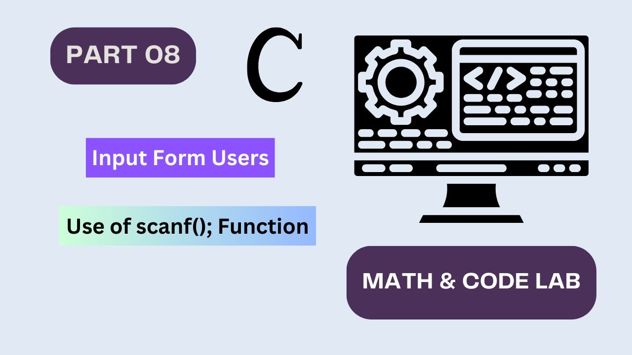 Input From User With Scanf Function C Programming Bangla Tutorial