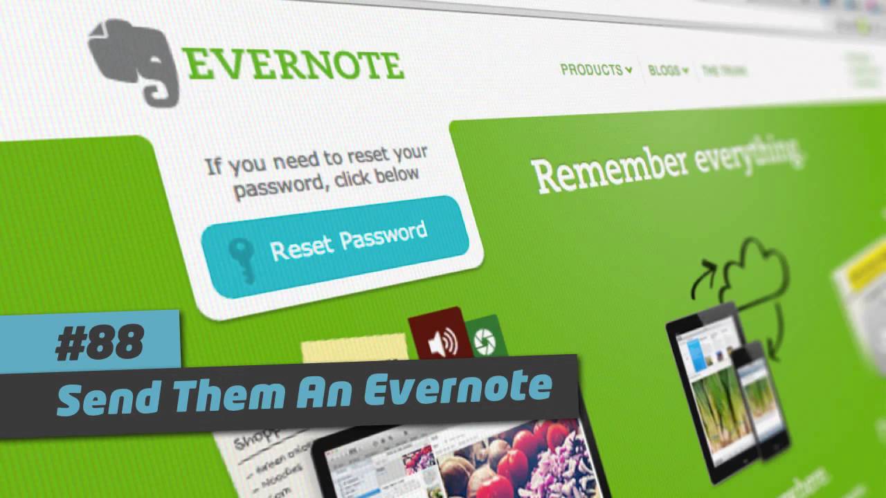 101 Ways To Elevate 88 Send Them An Evernote Youtube