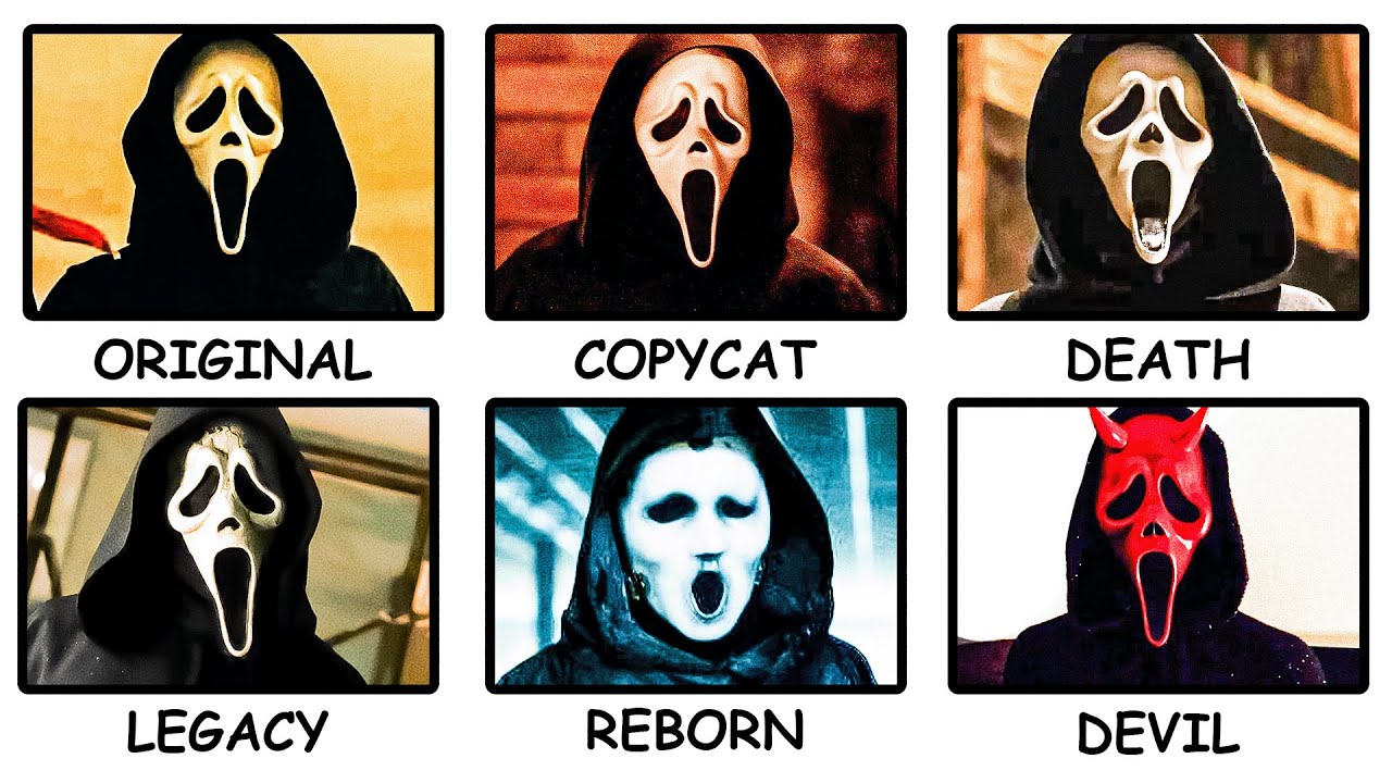 The Evolution Of Ghostface Scream Youtube