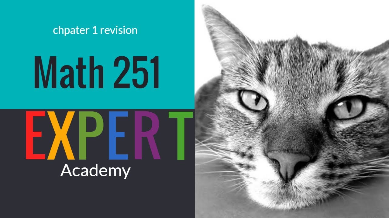 Math 251 Chapter 1 Revision Youtube
