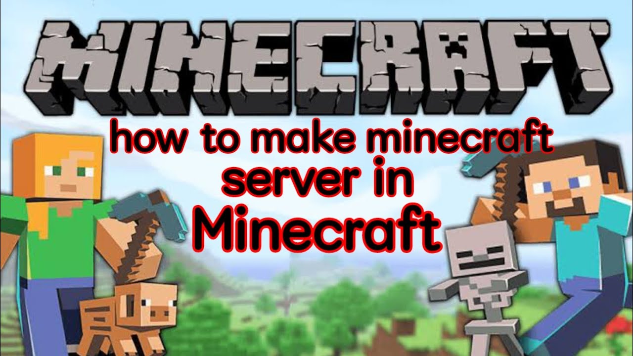 How To Make Server In Minecraft Pe Java Youtube