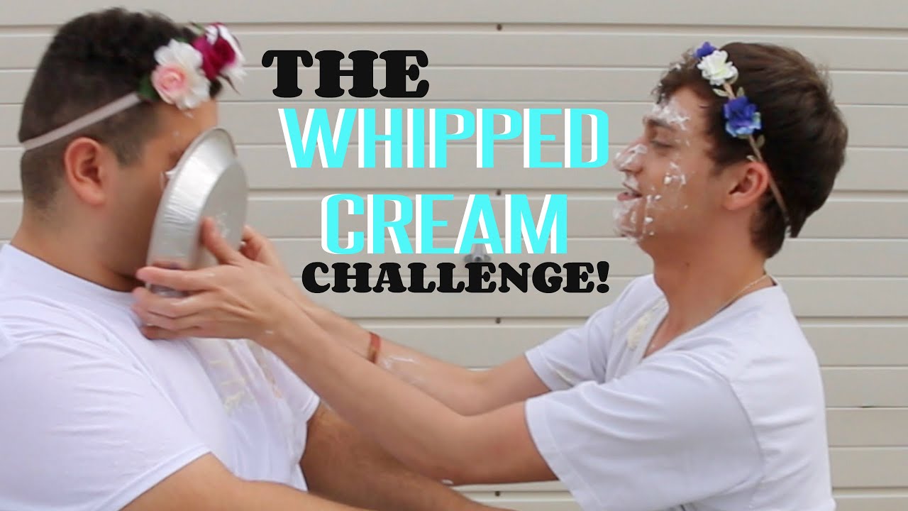 The Whipped Cream Challenge Youtube