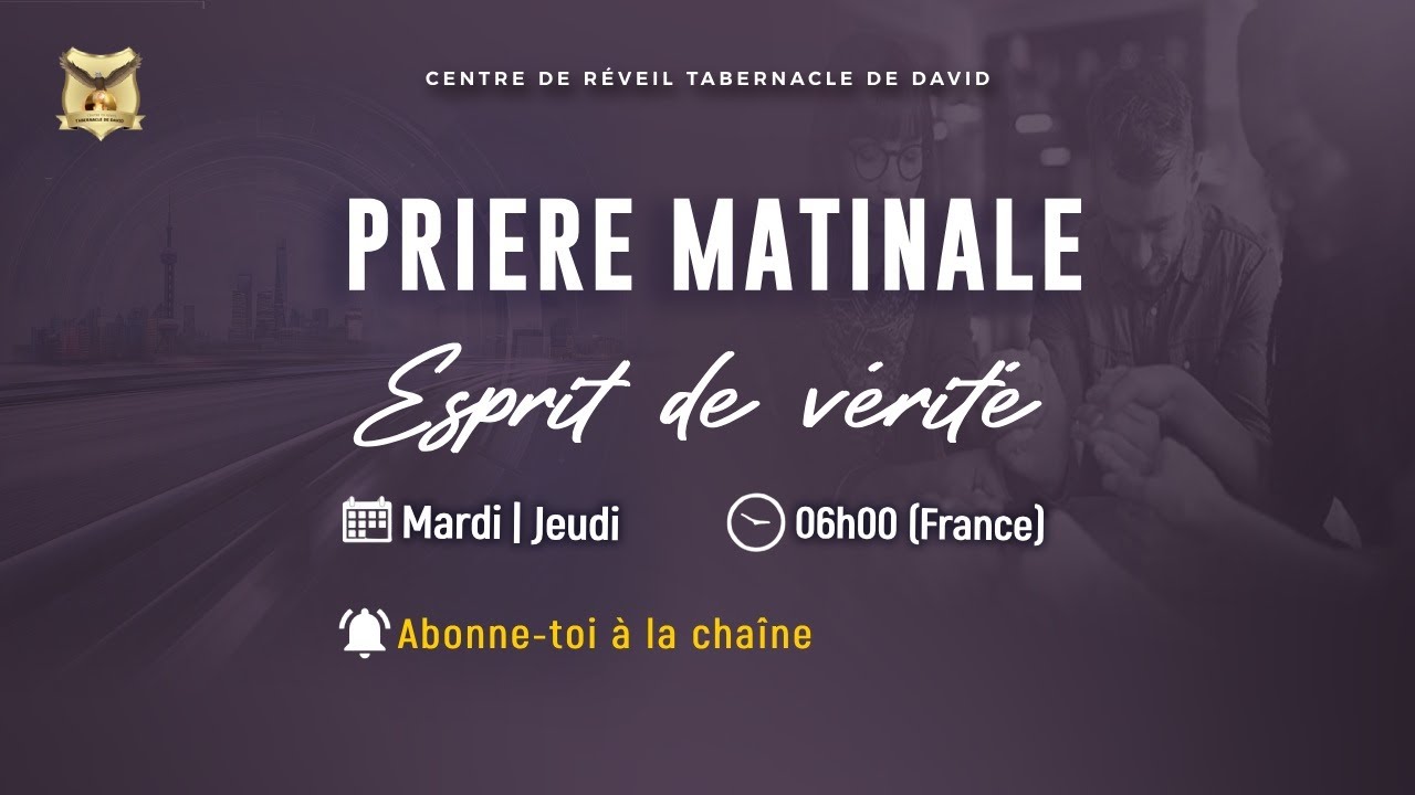 Priere Matinale Prophetique 24 12 2024 Youtube