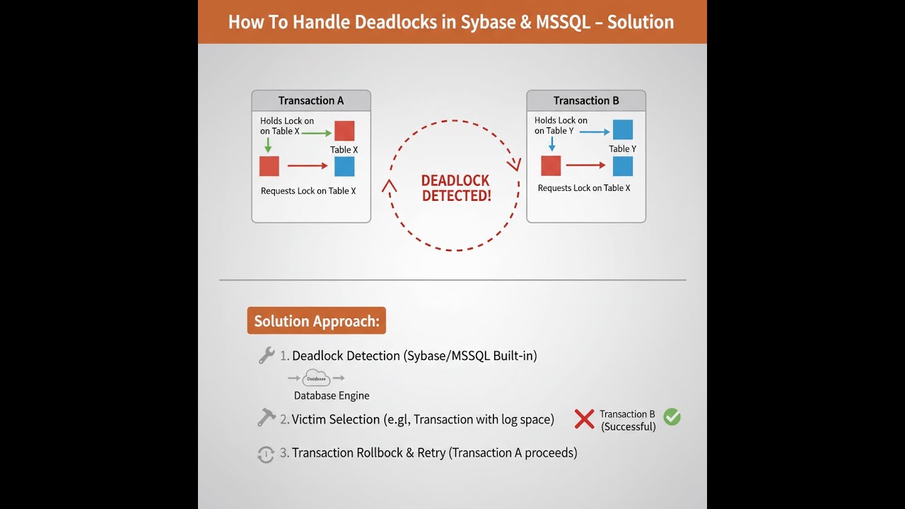 Sybase Ase Mssql Deadlock Solution Youtube