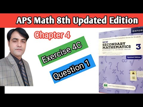 Exercise 4c Ii Question 1 Ii How To Draw Graph Ii Aps Math 8 Ii New