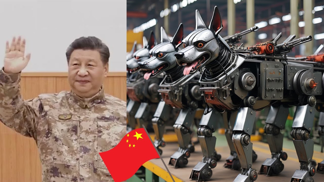 China Unveiling Of It S World S First Army Of Robot Dogs Youtube