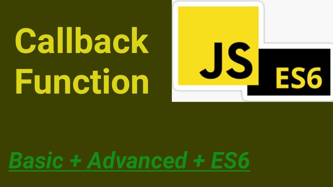 Callback Function 27 Javascript Hindi Youtube