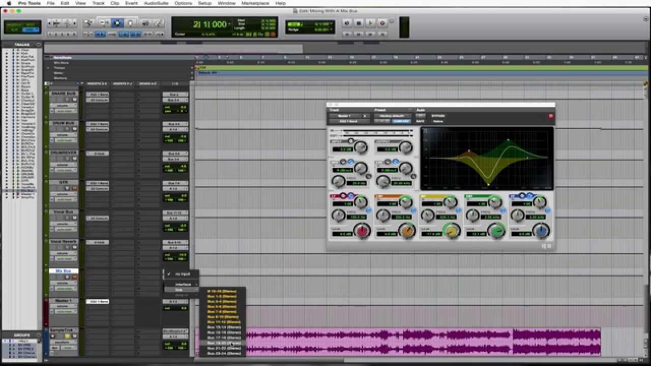 Mixing With A Mix Bus Youtube