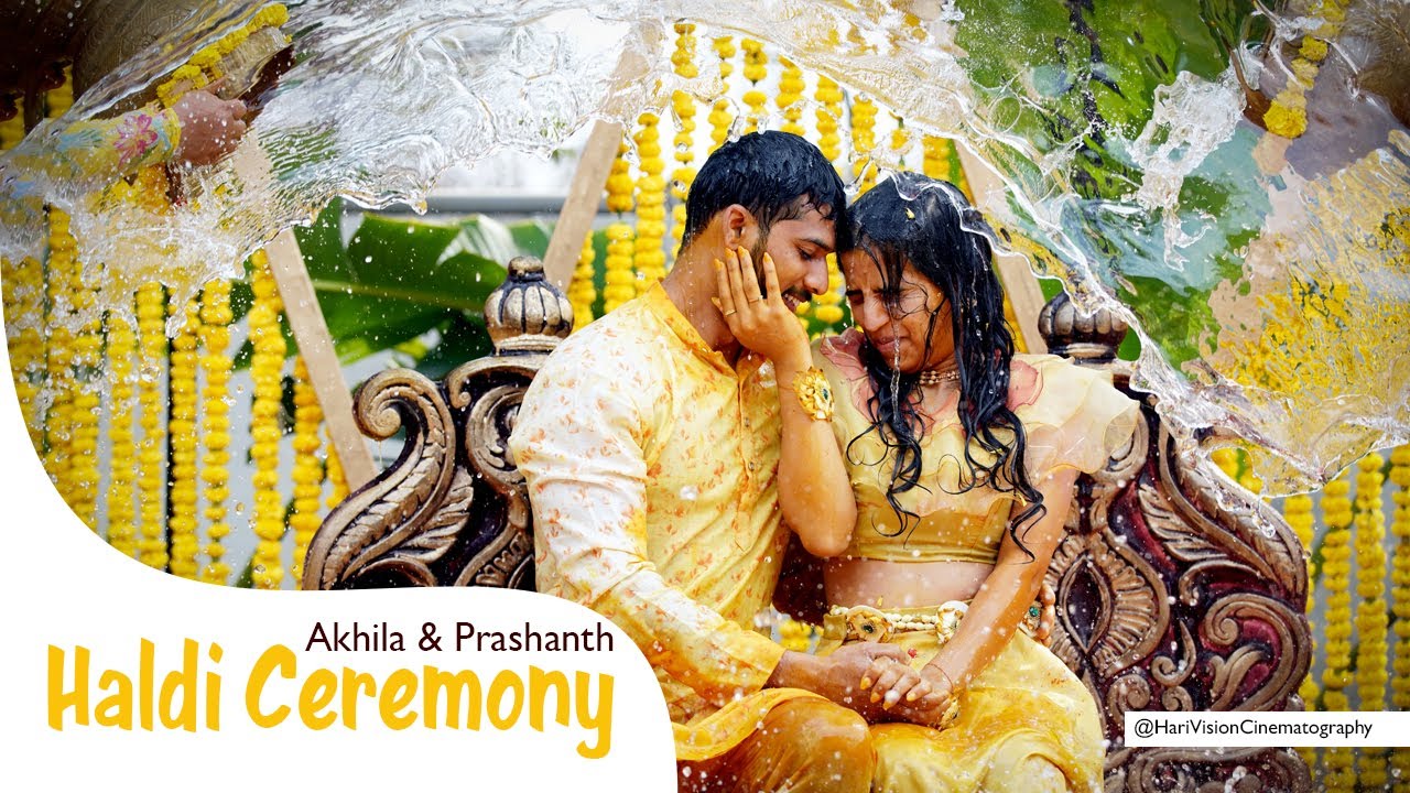 Akhila Prashanth Haldi Ceremony 4k Cinematic Film 2024 Haldi