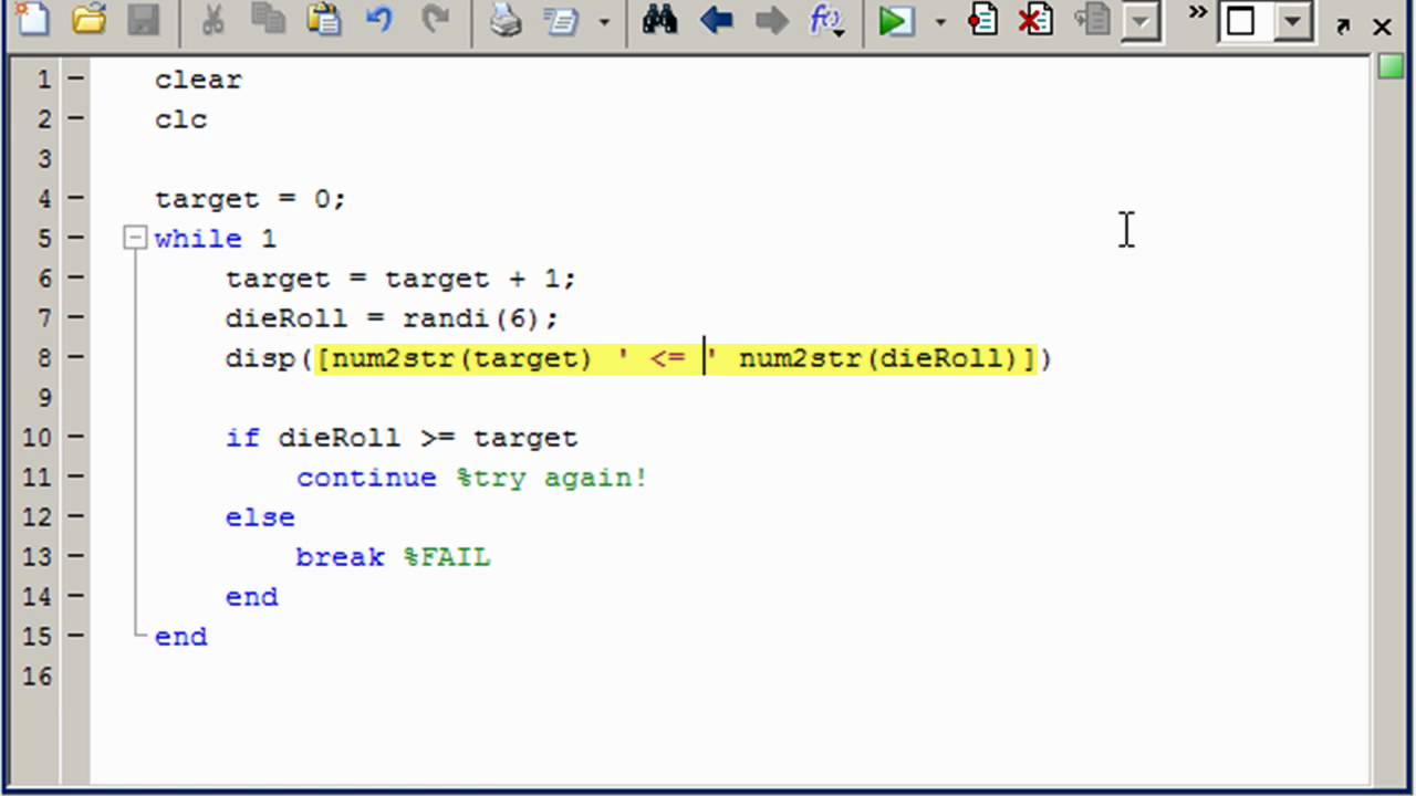 While Loop In Matlab Matlab Simulink While Loop With