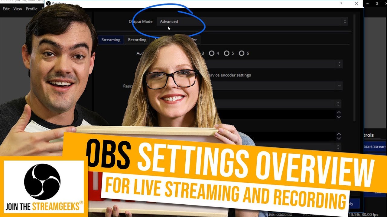 How To Setup Obs For Settings For Streaming Recording Youtube